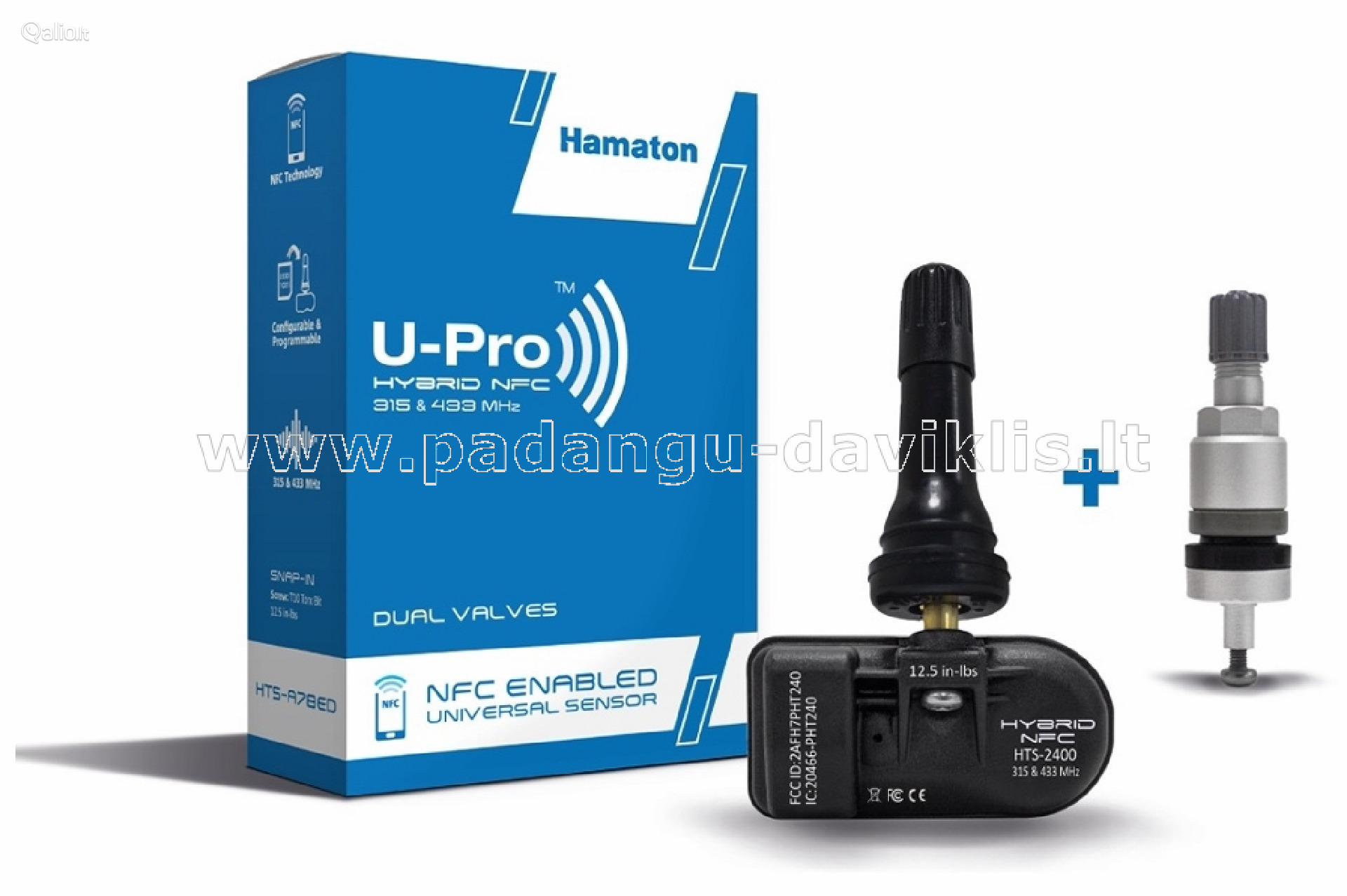 Naujas TPMS HAMATON U-Pro Hybrid NFC HTS-A78ED HTS-2400 Silver/Snap-In ... Naujas TPMS HAMATON U-Pro Hybrid NFC HTS-A78ED HTS-2400 Silver/Snap-In ...
